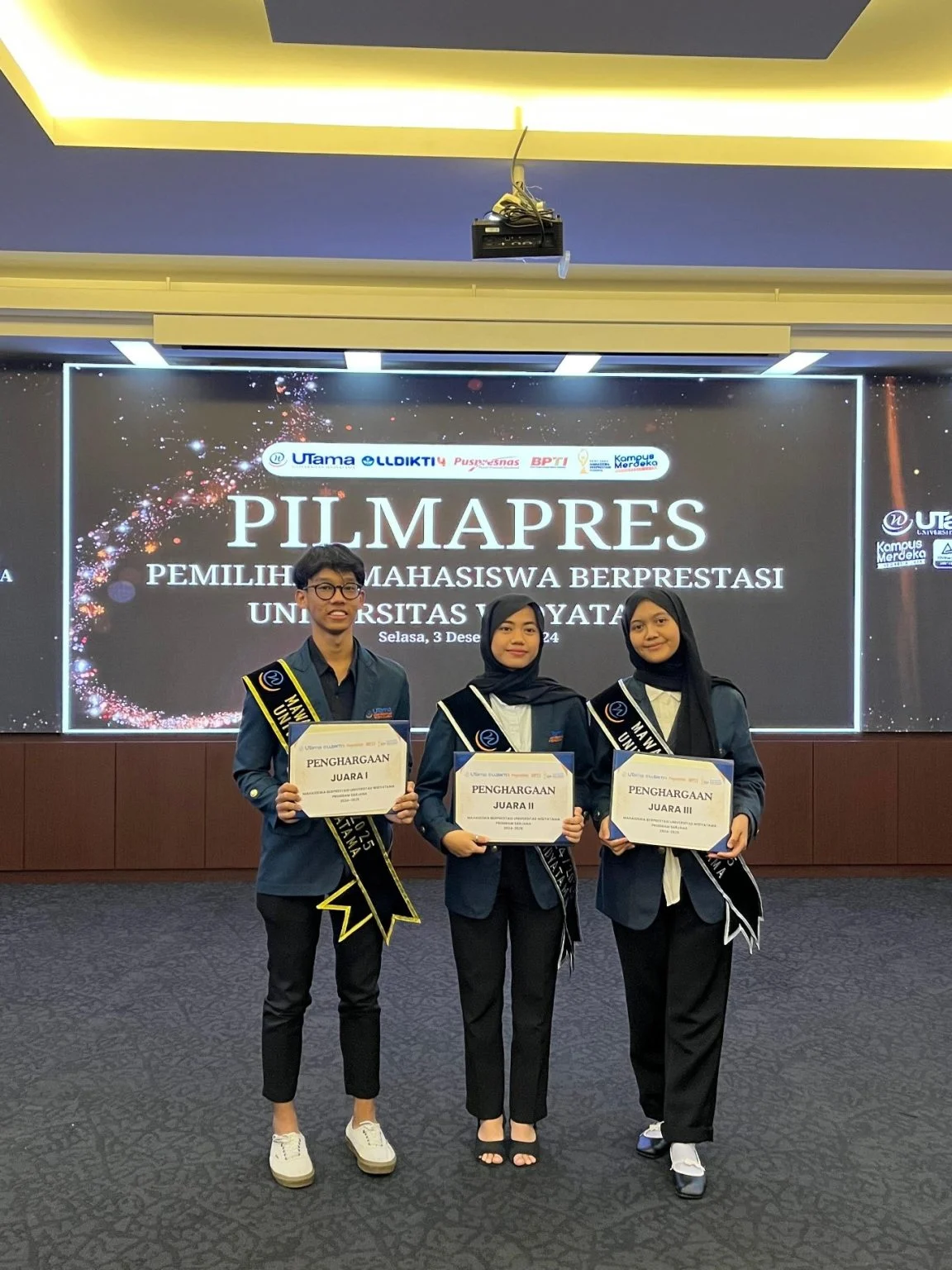 Mahasiswa Teknik Industri Widyatama Juara PILMAPRES 2024 Tingkat Universitas - FT Widyatama
